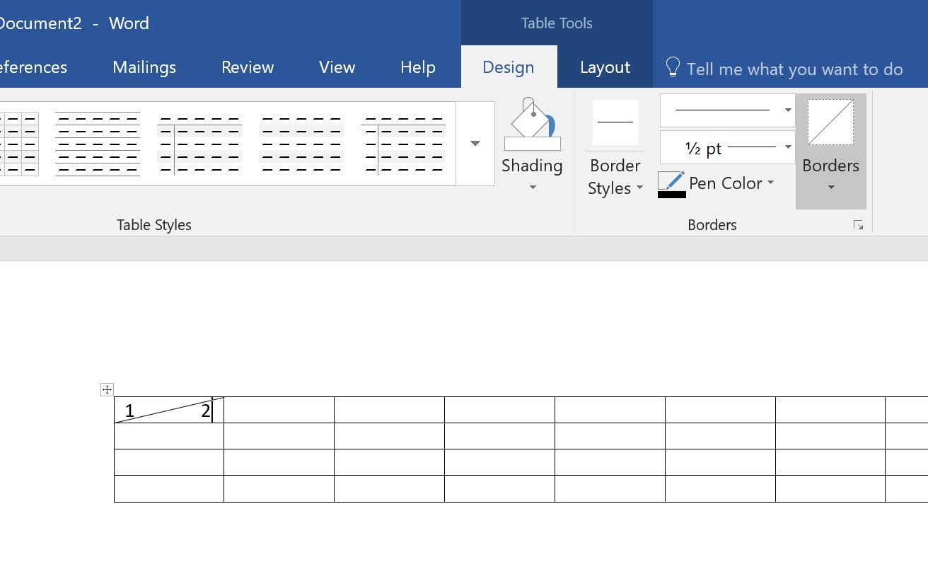 Tech Tip: How to Diagonally Split a Cell in MS Office (Excel and Word ...